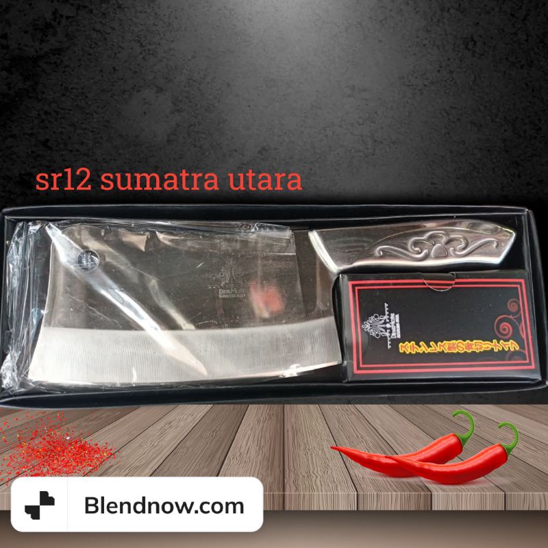 Jual Pisau Daging/Parang Stainless B-081 Louji/Dinamate Indoglass Tajam ...