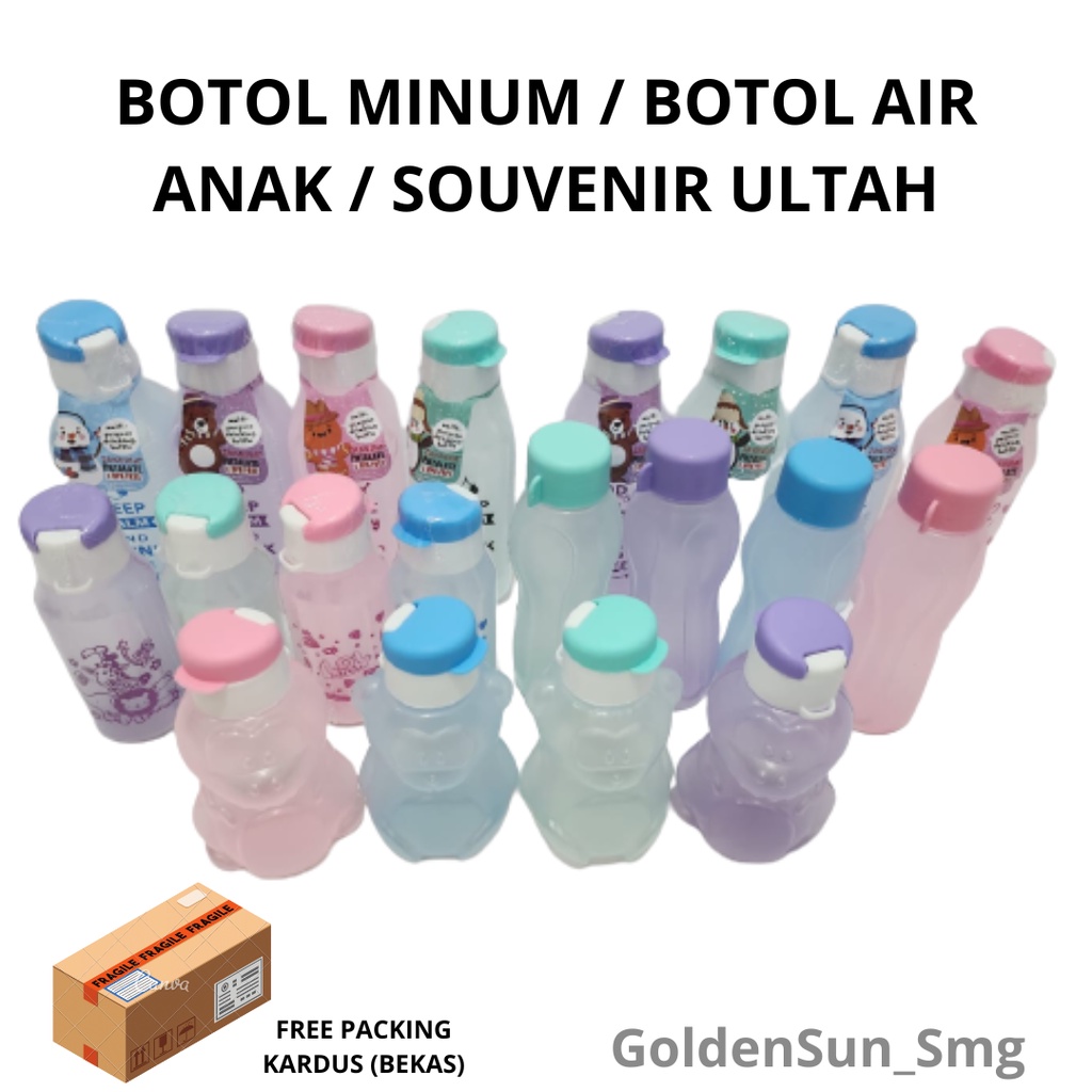 Jual BOTOL MINUM/BOTOL AIR ANAK/SOUVENIR BONEKA/SOUVENIR ULTAH/BOTOL ...