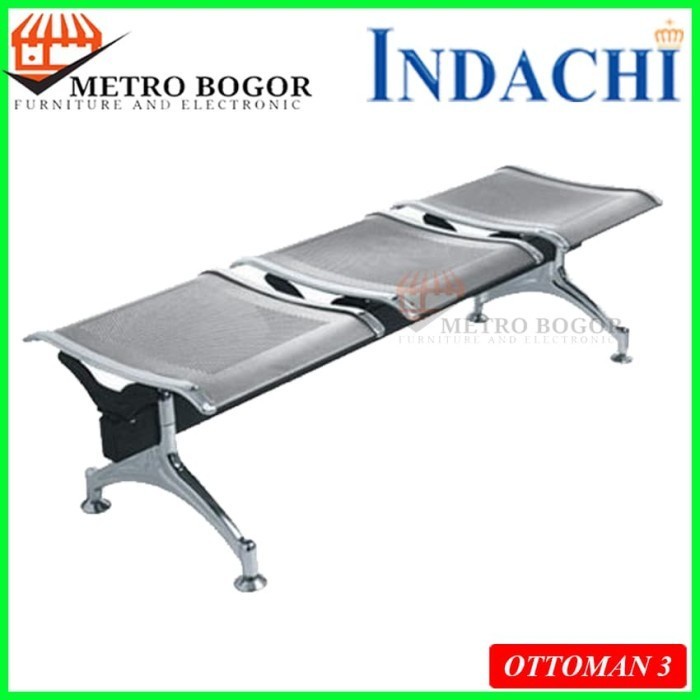 Jual Indachi Public Seating / Kursi Tunggu OTTOMAN 3 Kursi Tunggu | Shopee Indonesia