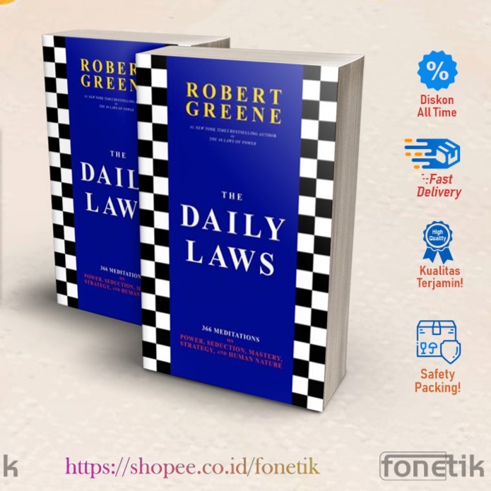 Jual [New] The Daily Laws - Robert Greene (English Version) | Shopee ...