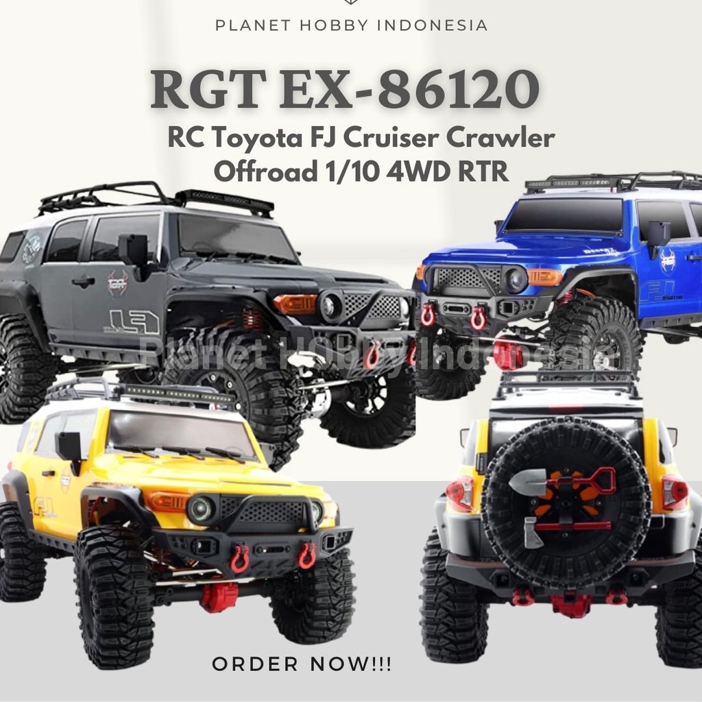 Jual RC RGT EX86120 EX-86120 86120 RC Car Toyota FJ Cruiser Crawler ...