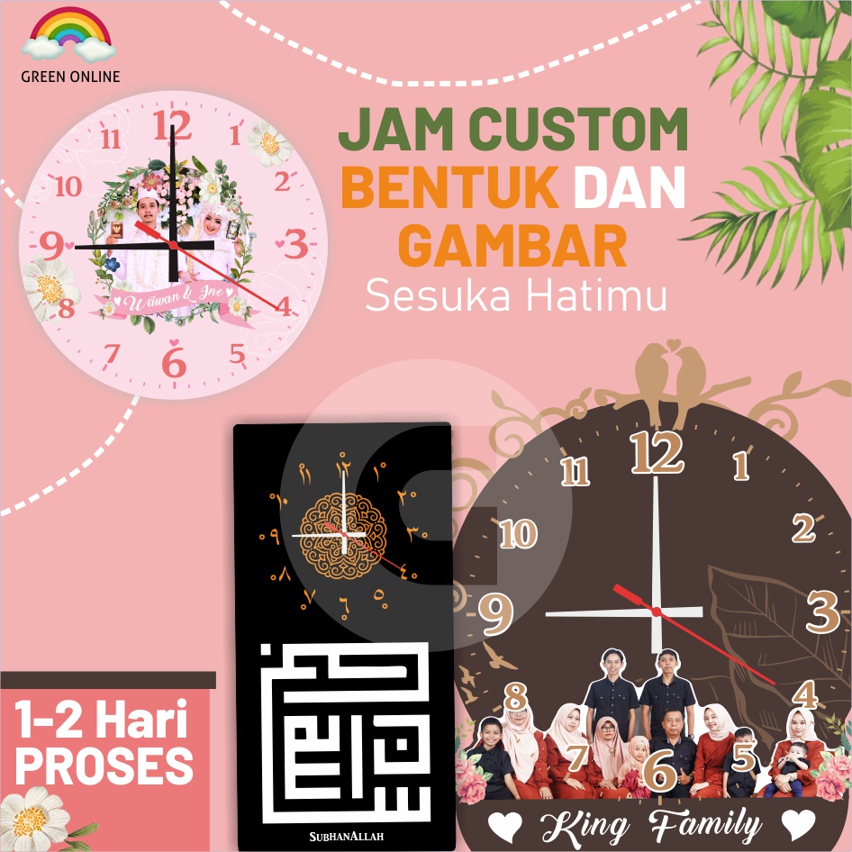 Jual JAM MEJA CUSTOM | Shopee Indonesia