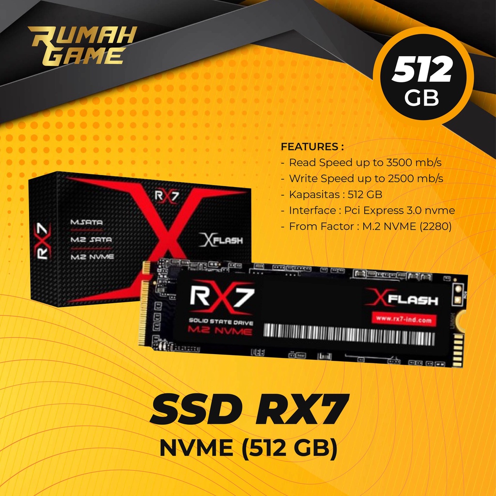 Jual SSD RX7 M2 NVME / M.2 NVME/ M2NVME 512GB RX7 | Shopee Indonesia
