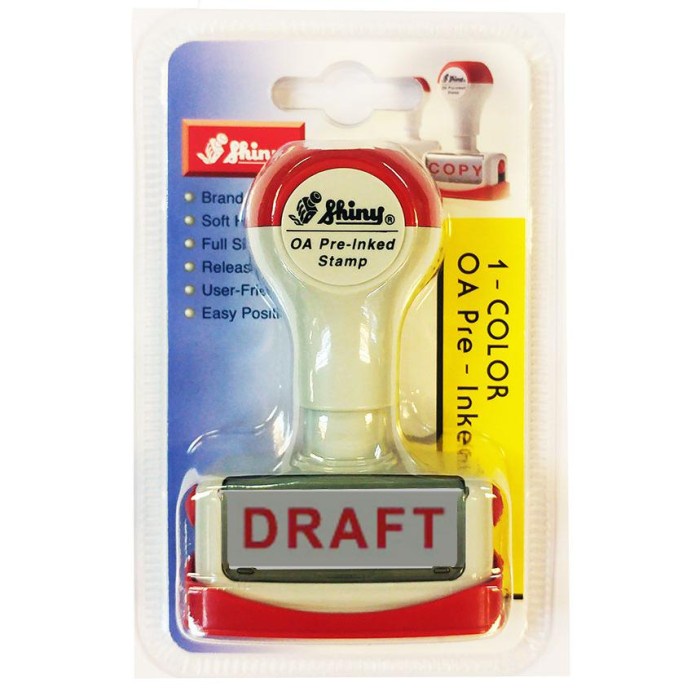 Jual Stempel DRAFT Shiny OA SND 02 SND02 SND02 PreInk Preink | Shopee ...