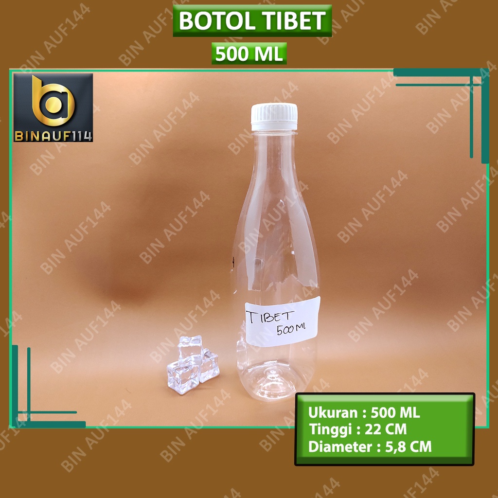 Jual Botol Plastik Tibet 500 ML/ Botol Plastik Binauf114 (Grosir ...