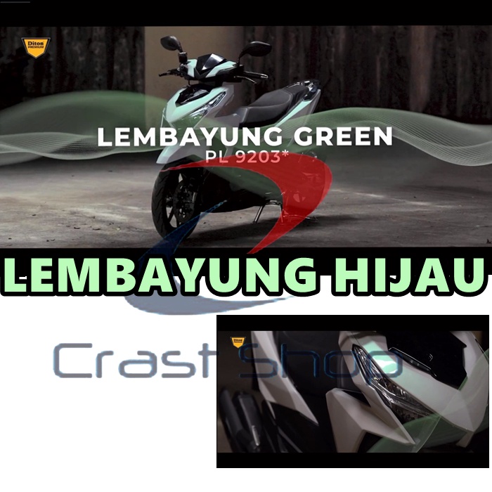 Jual Cat Pilox Diton Premium Lembayung Green 9203 400cc Warna Hijau ...