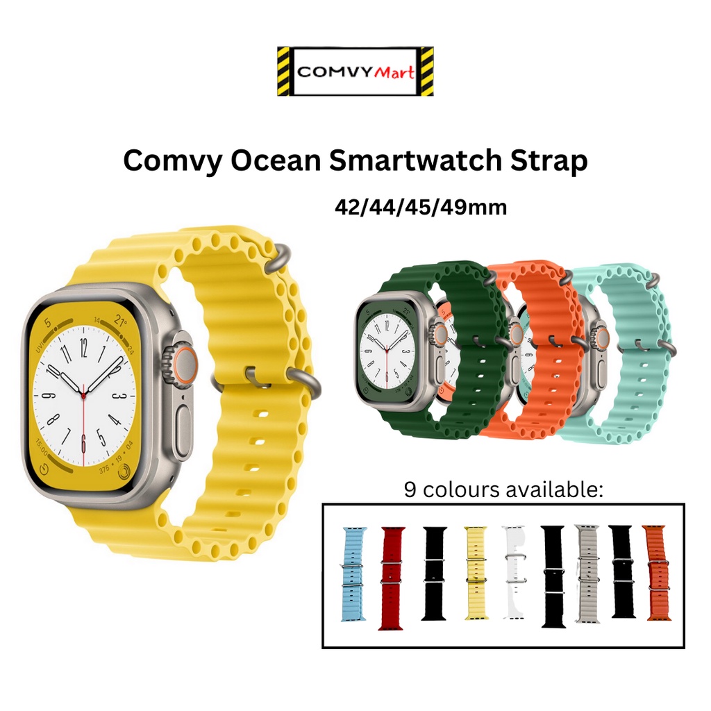 Jual Tali Strap Ocean Band Smartwatch Apple Watch Ultra | Shopee Indonesia