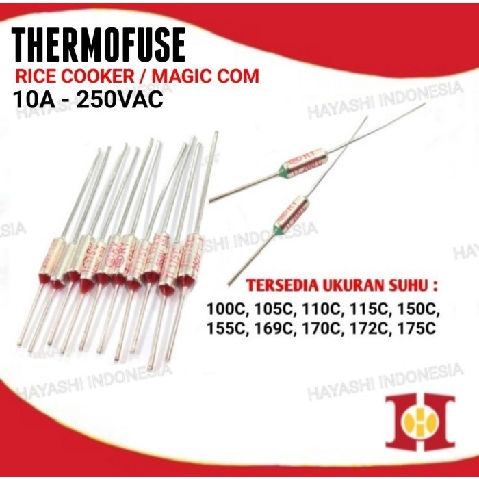 Jual Thermofuse Fuse Magic Com Thermal Termofuse 10A 250V | Shopee ...