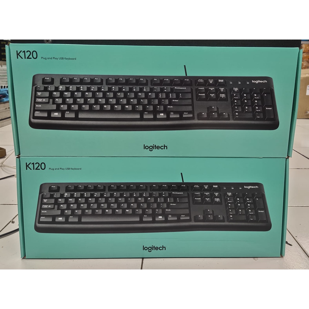 Jual KEYBOARD USB LOGITECH K120 ORIGINAL | Shopee Indonesia