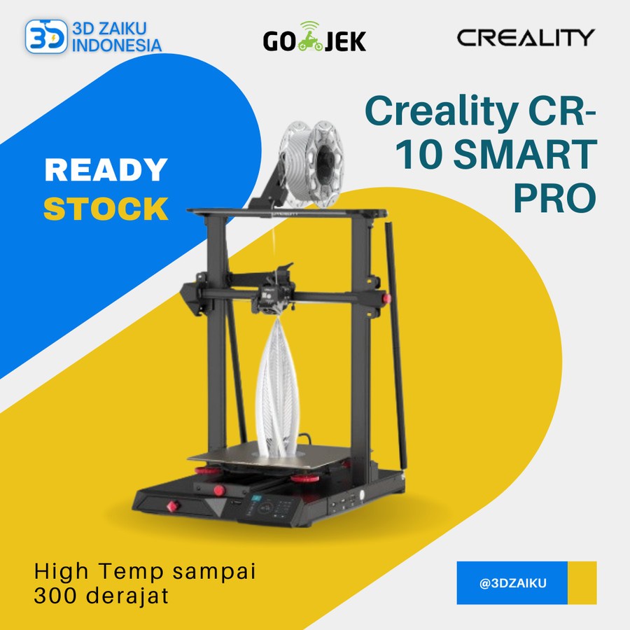 Jual Creality CR-10 SMART PRO Big Size 3D Printer Autolevel Direct ...