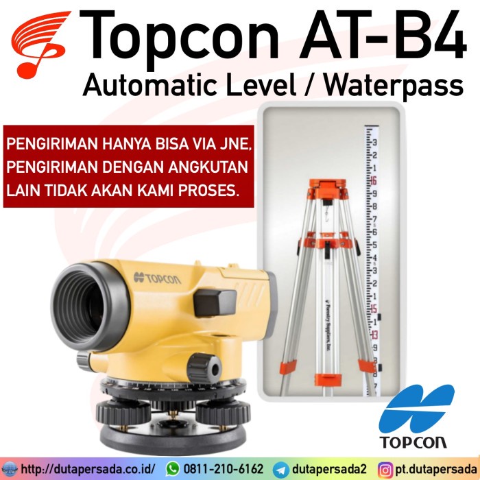 Jual Topcon AT-B4 Automatic Level / Waterpass ATB4 / AT B4 / ATB-4 Limited | Shopee Indonesia