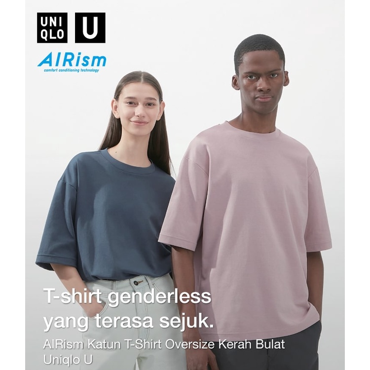Jual Uniqlo T-Shirt AIRism Oversize New Original | Shopee Indonesia