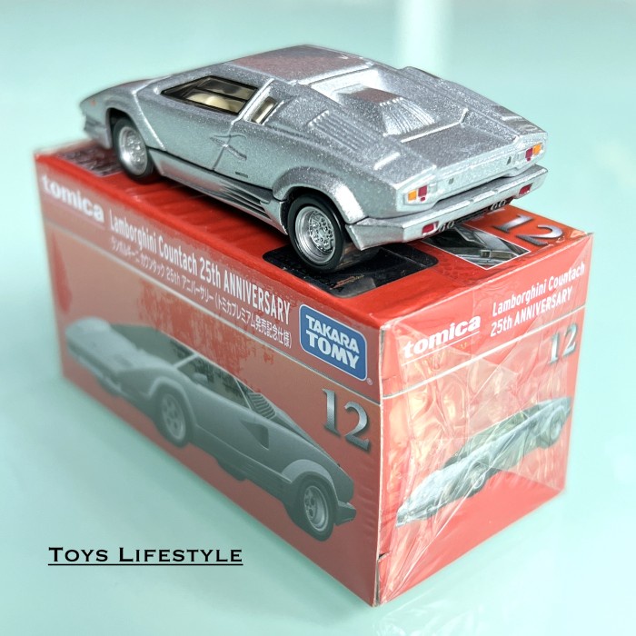 Jual Mobil Tomica Premium Diecast 12 Lamborghini Countach 25th ...