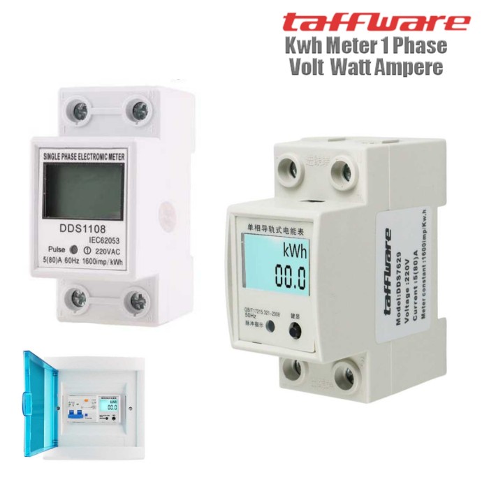 Jual Listrik Meteran Box Sekring Pengukur Ampere Listrik Digital Kwh Meter 1 Phase | Shopee ...