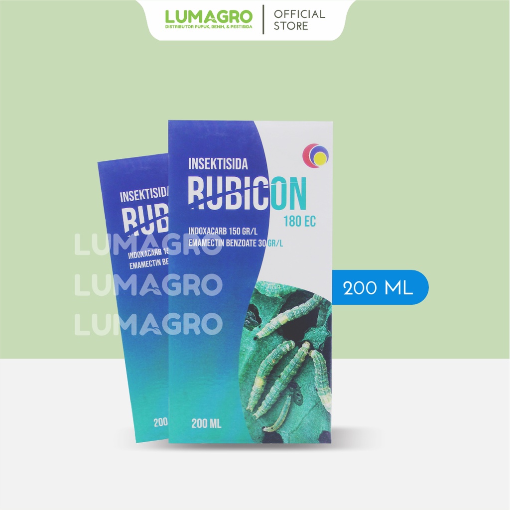 Jual Insektisida Rubicon 180EC 200ml Indoxacarb Emamectin Benzoate ...