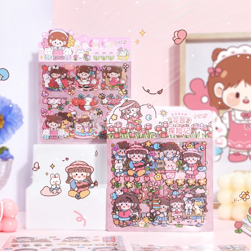 Jual Sticker aesthetic / sticker waterproof / sticker lucu / sticker ...