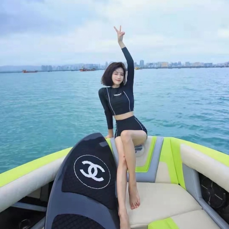 Jual Katata Swimsuit Black Set Baju Renang Wanita Fashion Import