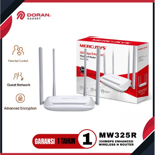 Jual Mercusys MW325R 300Mbps Enhanced Wireless N Router | Shopee Indonesia