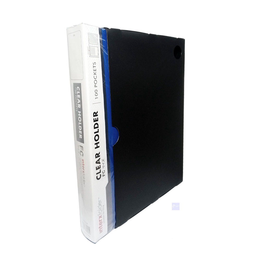 Jual Inter X Clear Holder Folio Isi 100 Lembar + Cover Box Tebal | Shopee Indonesia