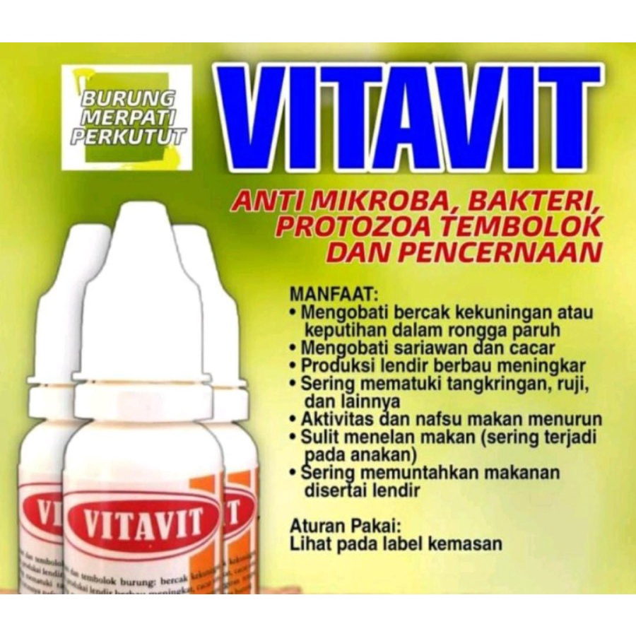 Jual Vitamin burung gangguan pencernaan tembolok cacar dan sariawan goc ...