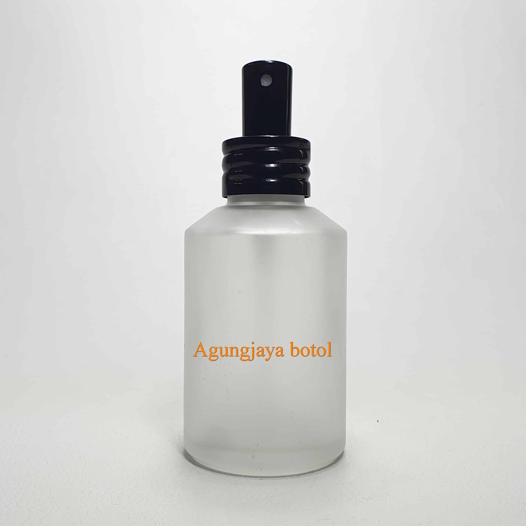 Jual Botol Kaca GD 100 Ml Clear Frosted Tutup Spray Alu Spiral / Botol ...