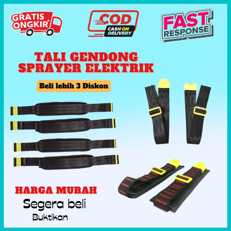 Jual Tali Gendong Sprayer Elektrik Knapsak Model Safety Belt + Busa ...