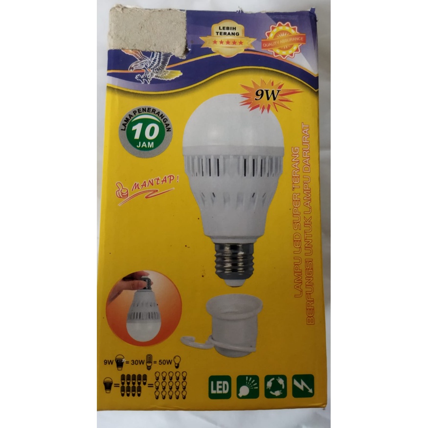 Jual lampu emergency 9 watt, led megic 9 watt | Shopee Indonesia