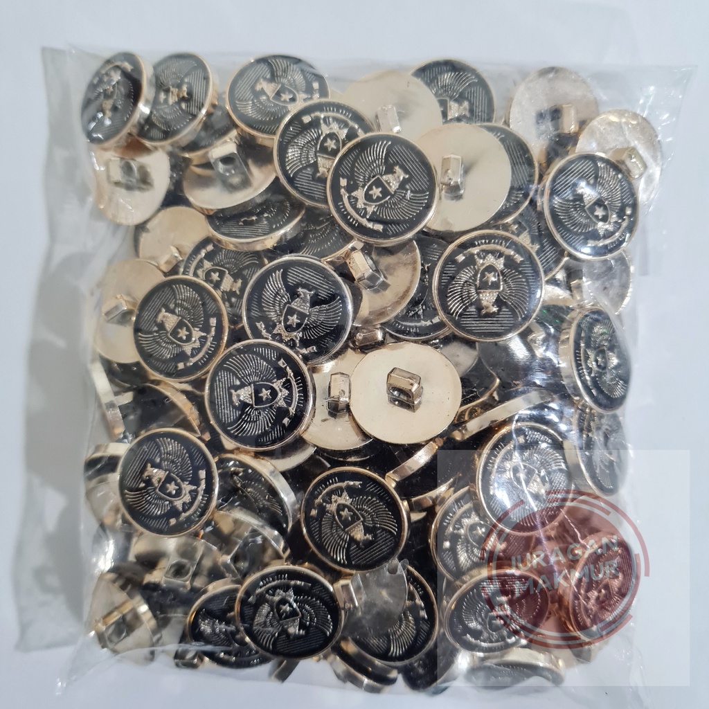 Jual [144pcs] Kancing Jas Motif Garuda Rosegold - Kancing Jas Epoxy ...