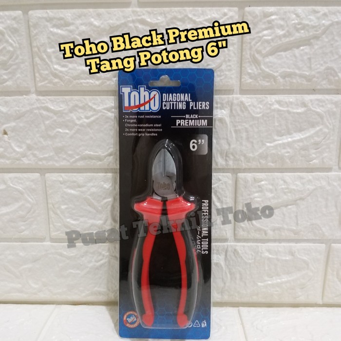 Jual Tang Tang Potong Toho 6" / Tang Potong Toho Black Premium | Shopee ...