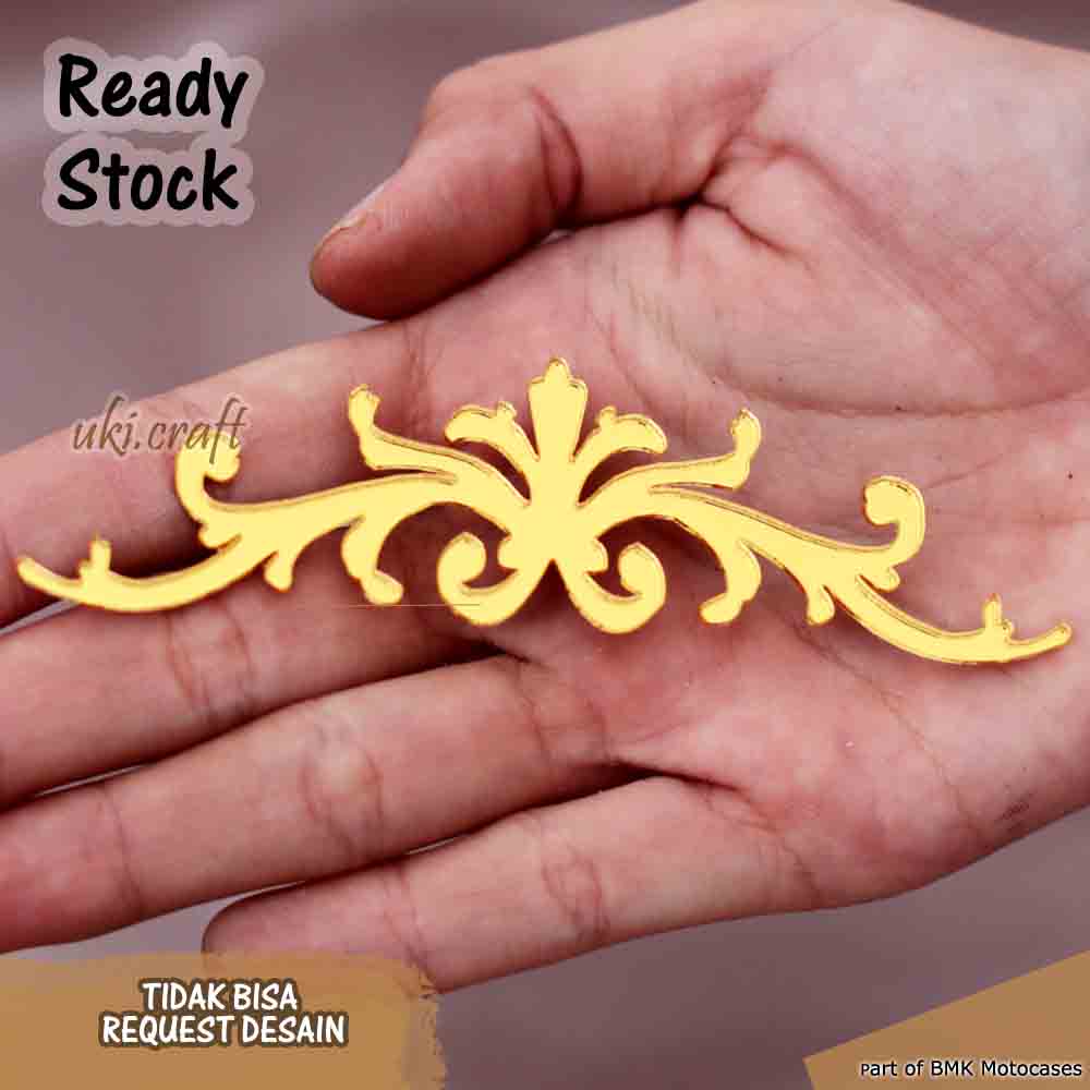 Jual Tangkai Sulur Acrylic Mirror Dekorasi Mahar / Scrabbook Ornamen ...