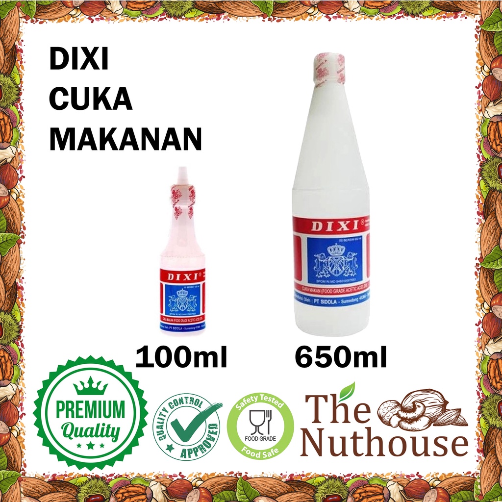 Jual DIXI Vinegar / Cuka Makan - 100ml / 650ml [HALAL] | Shopee Indonesia