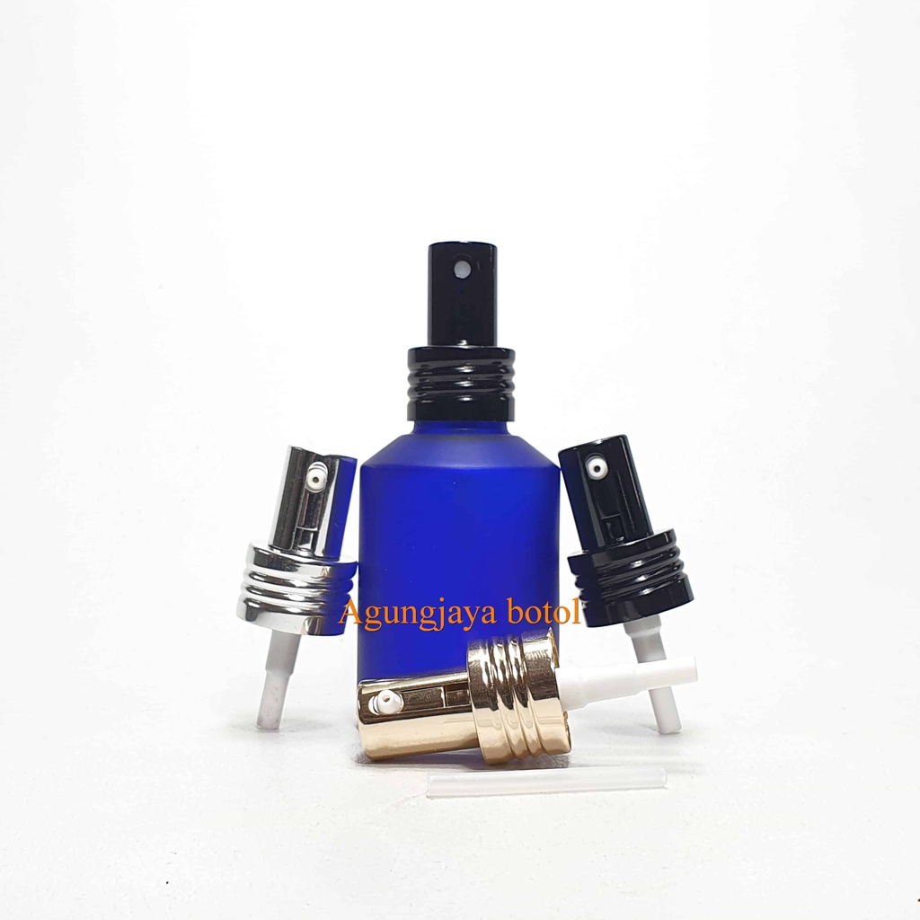 Jual Botol Kaca GD 60 Ml Biru Frosted Tutup Pump Treatment / Botol Kaca ... Jual Botol Kaca GD 60 Ml Biru Frosted Tutup Pump Treatment / Botol Kaca ...
