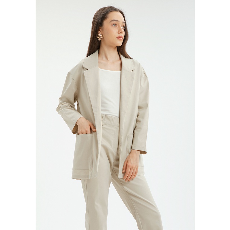 Jual Minimal Blazer Berlin Clay | Shopee Indonesia