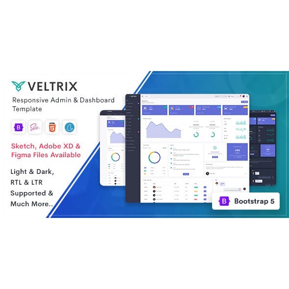 Jual Veltrix - Admin & Dashboard Template | Shopee Indonesia