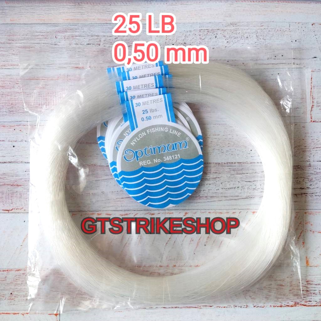 Jual Senar damyl optimum 0,50 mm 25 LB, senar nelayan, senar rangkaian ...
