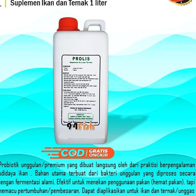 Jual BISA COD - PROLIS Suplemen Ikan dan Ternak Yang Paling Efektif 1 ...