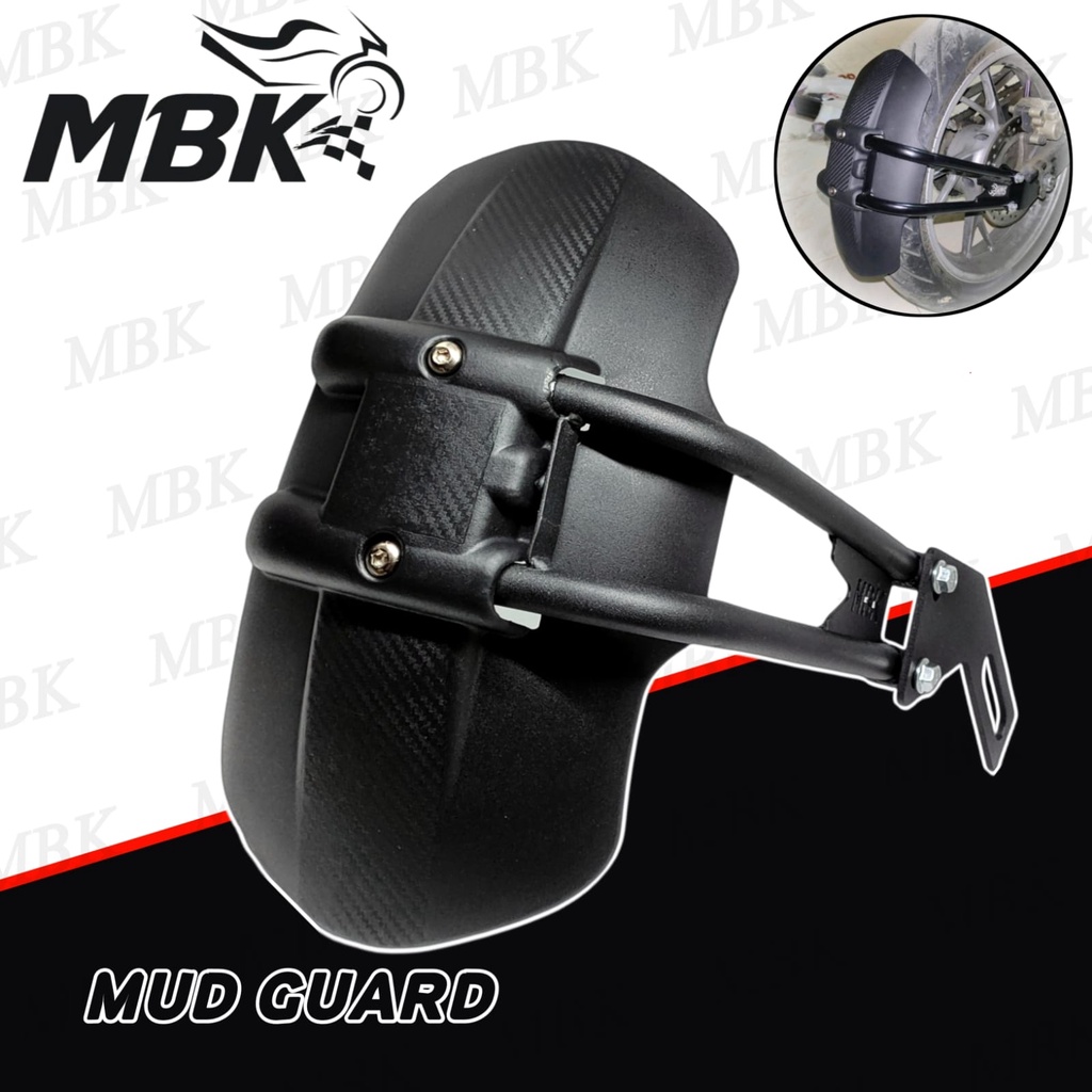 Jual MUDGUARD ANTI LUMPUR ABS CARBON MODEL WR3 MUD GUARD MOTOR | Shopee ...