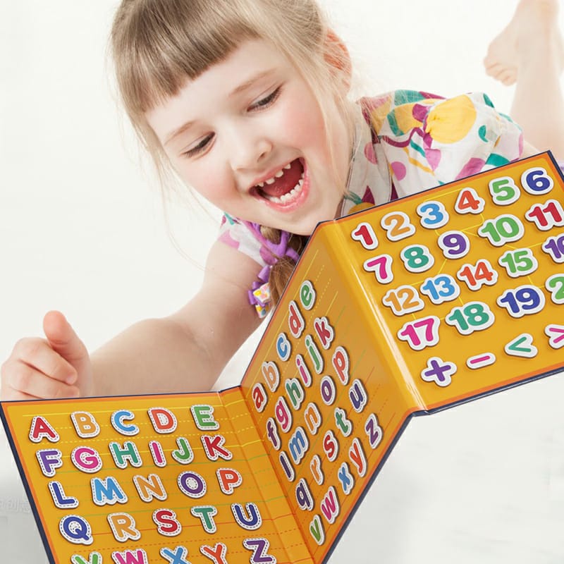 Jual [tma]Puzzle Buku Magnetic ABC Besar Dan Kecil Serta Angka 1-20 ...