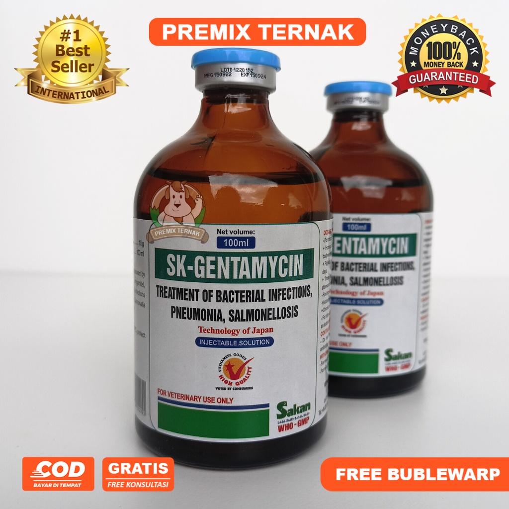 Jual SK GENTAMYCIN 100ml - Anti biotik Hewan - Seperti GENTAJECT GENTA ...