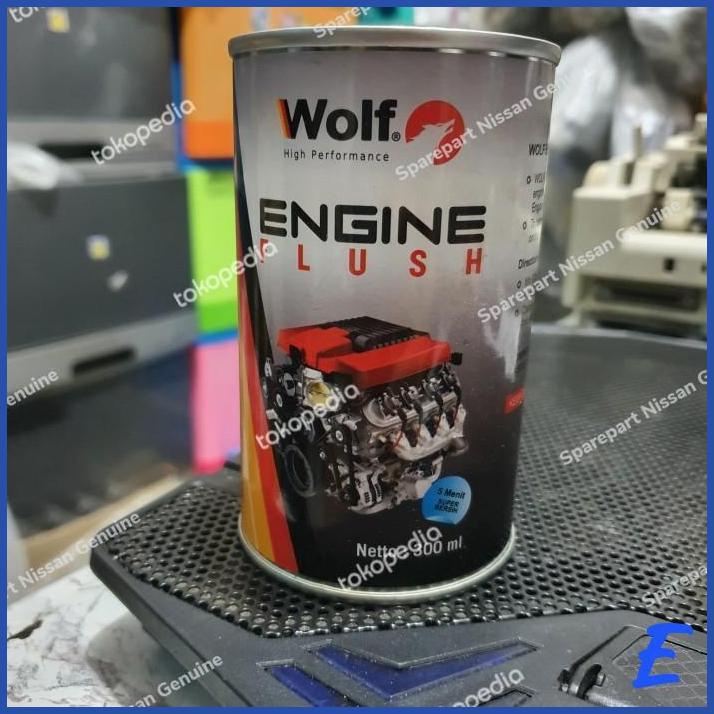 Jual [CMN] Engine flush wolf original 300ml cairan kuras oli mesin tune up | Shopee Indonesia