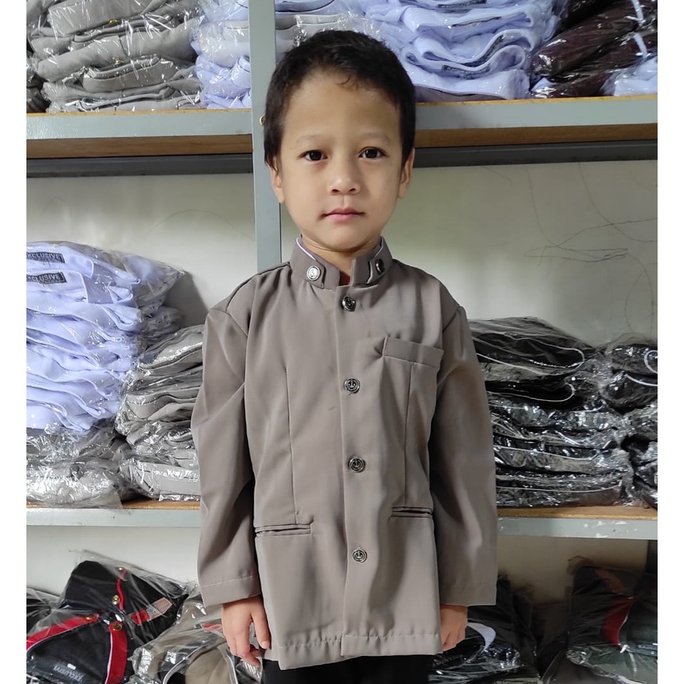 Jual Jasko Atasan Anak Pakaian Muslim Anak Pria Baju Anak Jas Koko Anak ...