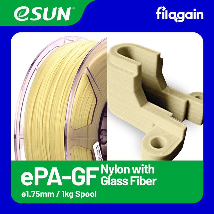 Jual eSUN ePA-GF / Nylon Glass Fiber / 1.75mm / 1kg / 3D Print Filament ...