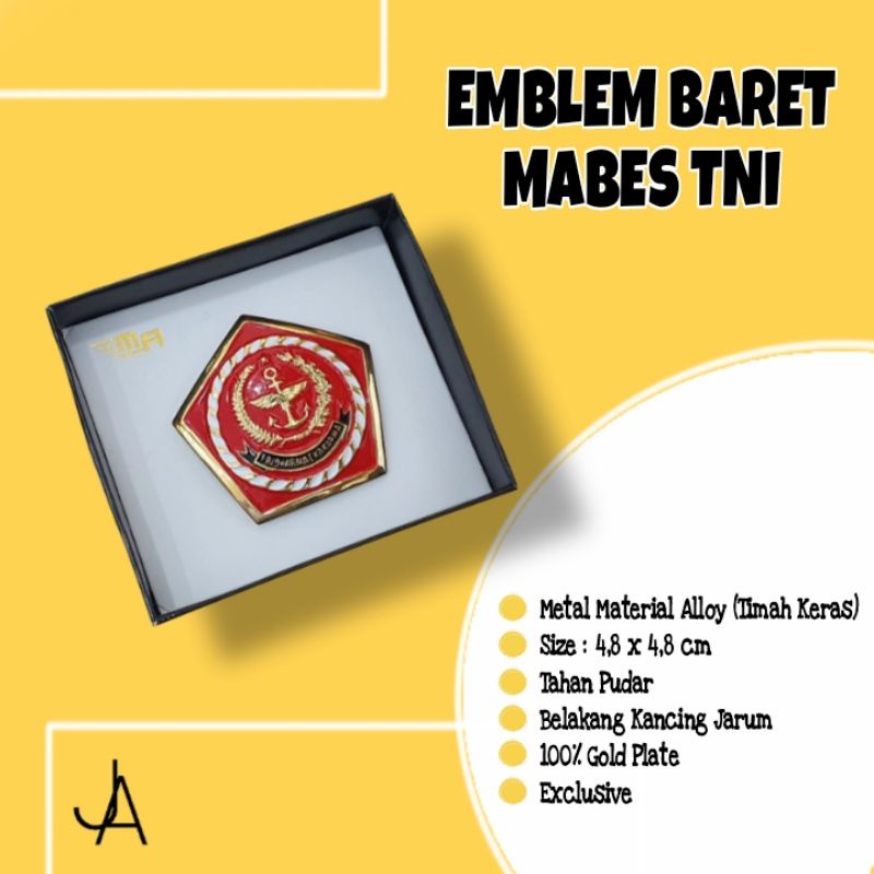 Jual EMBLEM MABES TNI BARET BREVET MABES TNI BRIVET | Shopee Indonesia
