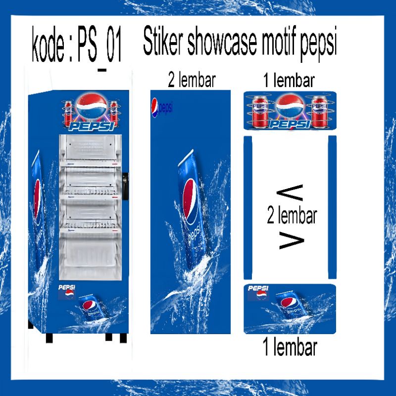 Jual Stiker showcase/lemari pendingin motif yunik | Shopee Indonesia