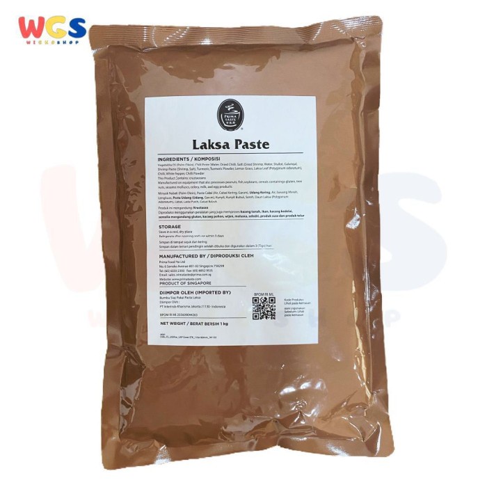 Jual Prima Taste Ready to Cook Laksa Paste Party Pack 1 kg - Halal ...