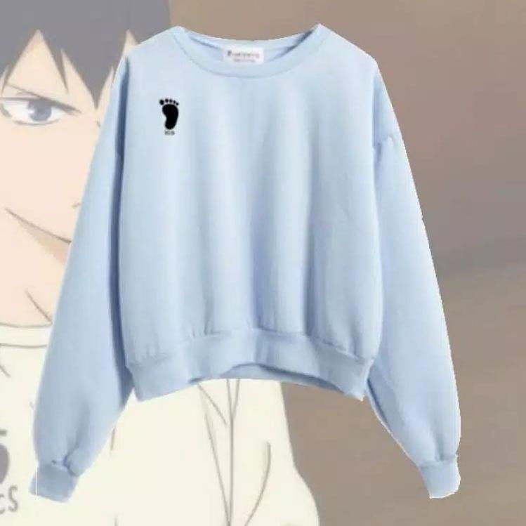 Jual Sweater ICS Haikyuu Logo Bordir Kanan | Haikyuu Merchandise ...