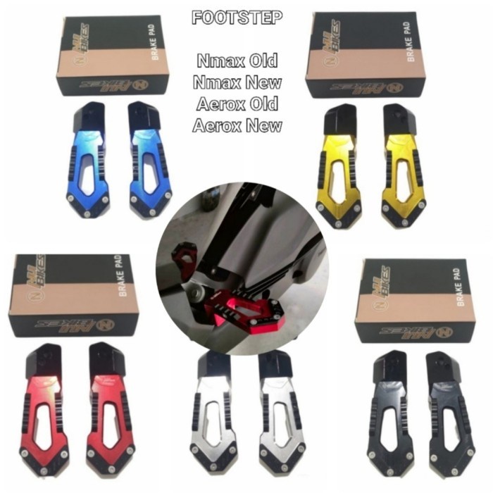 Jual Footstep NMAX Old dan NEW NMAX 2020 2021 Xmax New NUI Aluminium ...