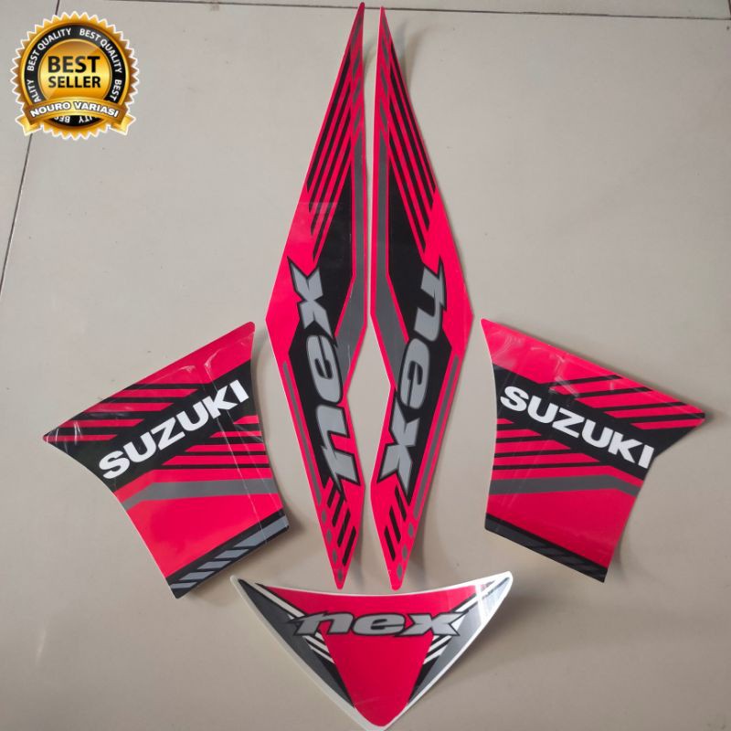 Jual Striping Decal Polet Sticker Suzuki Nex 2014 stiker standar motor ...