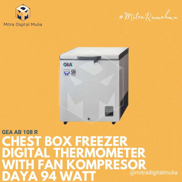 Jual GEA AB 108 R Cheast Freezer / Freezer Box 100 Liter | Shopee Indonesia