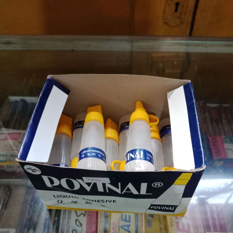 Jual Lem POVINAL besar kecil lem kertas | Shopee Indonesia